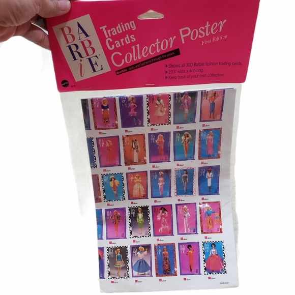 Mattel | Toys | 99 Mattel Barbie Trading Card Poster Sealed | Poshmark